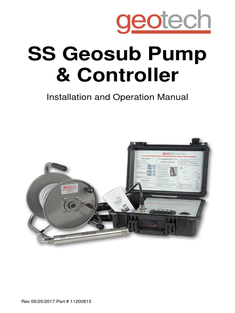 Geotech SSgeosub and Controller | PDF | Electrical Connector | Mains ...