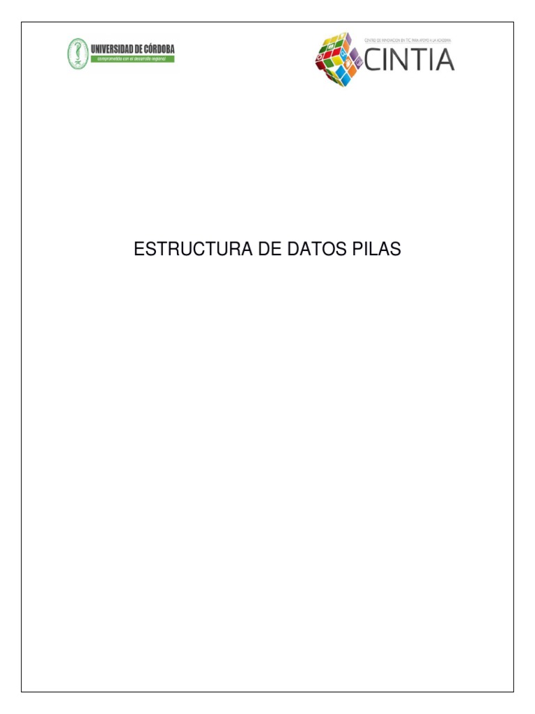 Pilas | PDF | Estructura de datos de matriz | Gestión de datos