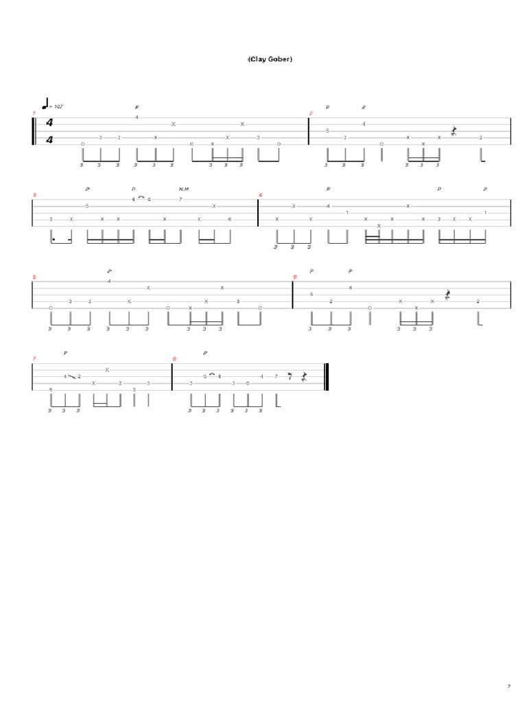 POLYPHIA - GOAT - BASS Solo | PDF