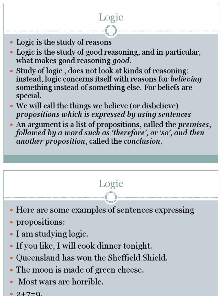 Deductive Reasoning | PDF | Logic | Argument