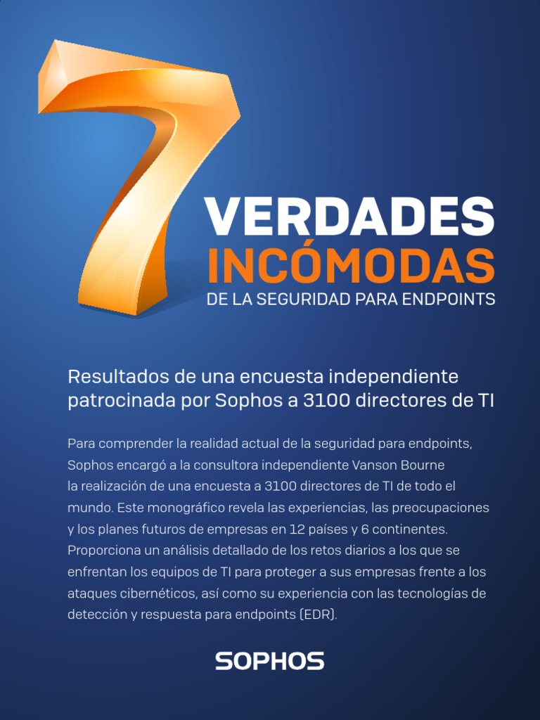 Sophos Seven Uncomfortable Truths About Endpoint Security Wpna | PDF | La seguridad informática ...