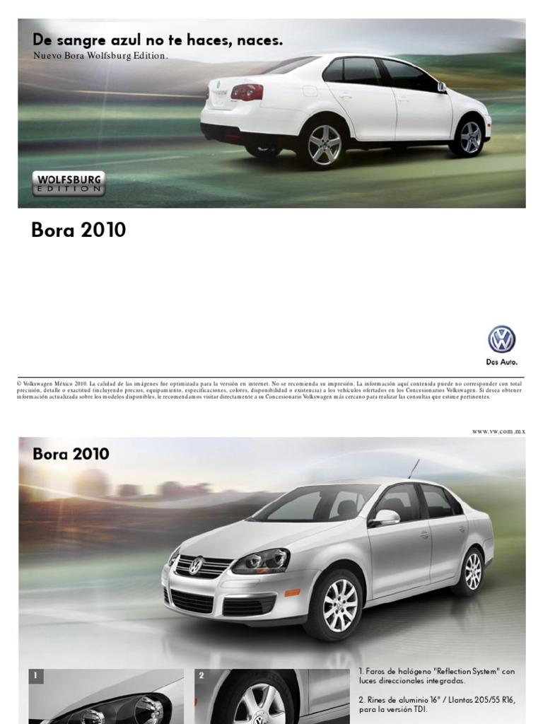 (VOLKSWAGEN) Manual de Propietario Volkswagen Bora 2010 PDF | PDF | Airbag | Volkswagen