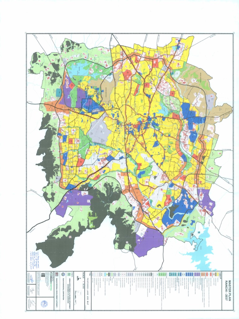 Ranchi Master Plan Map | PDF