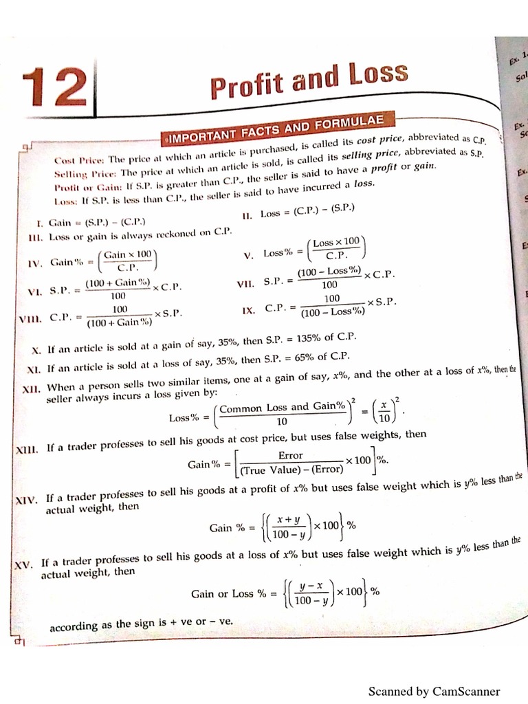 Profit and Loss-2 | PDF