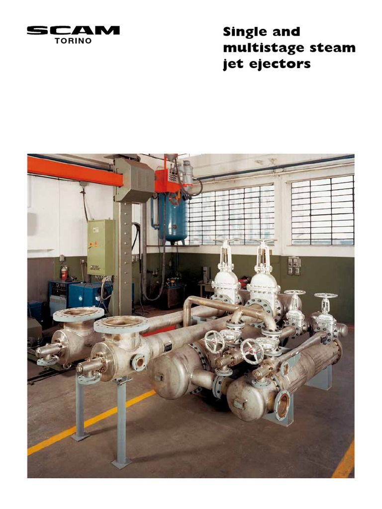 Single and Multistage Steam Jet Ejectors: Torino | PDF | Heat Exchanger | Nozzle
