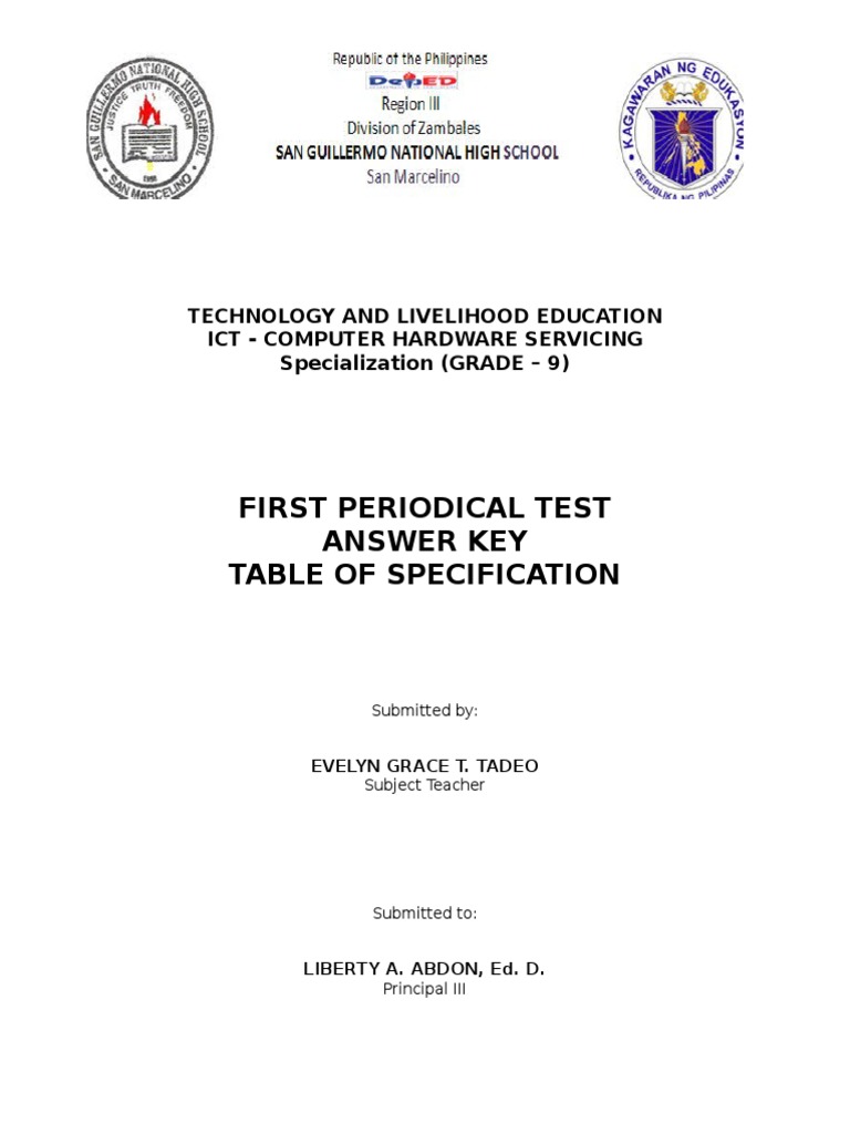 Chs Periodical Test Grade 9 | PDF | Educational Technology | Electronic ...