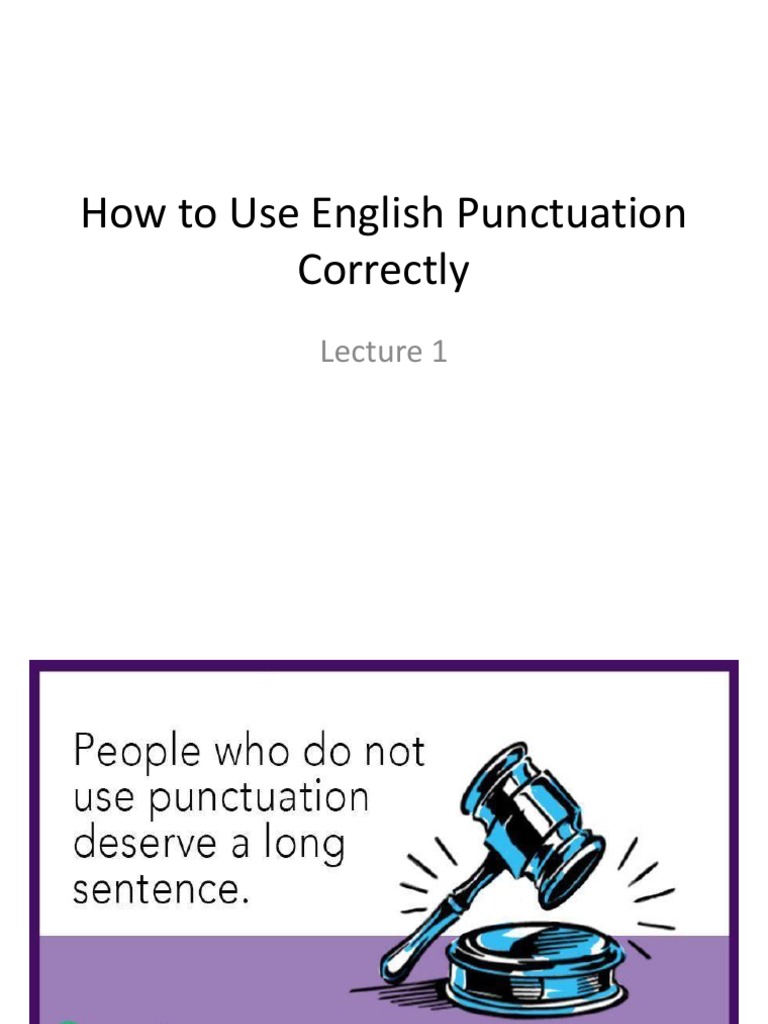 Mastering English Punctuation Rules | PDF | Punctuation | Bracket