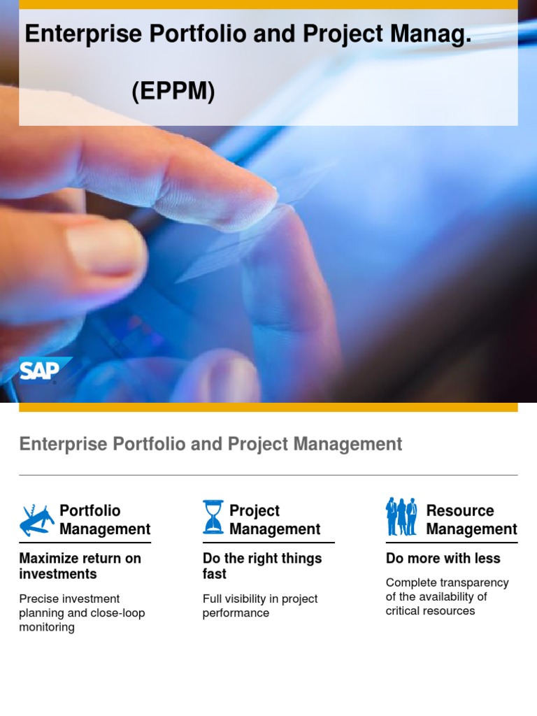 Enterprise Portfolio and Project Manag. (EPPM) | PDF | Strategic ...