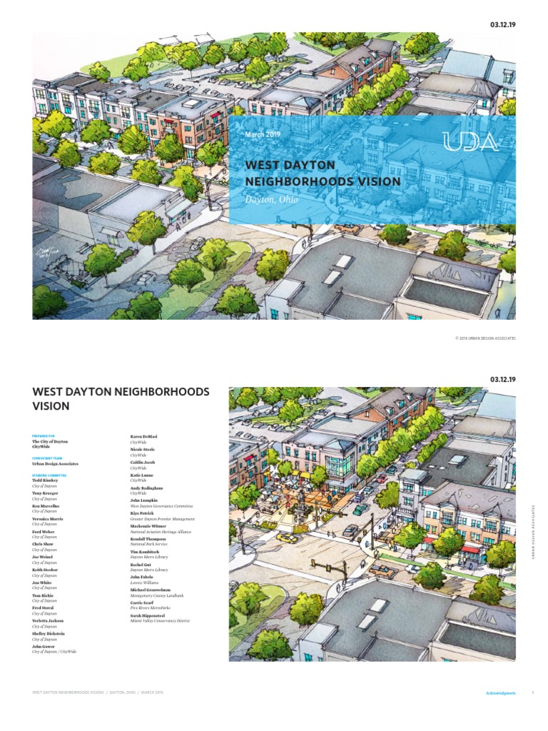 UDA West Dayton Plan | PDF | Dayton | Employment