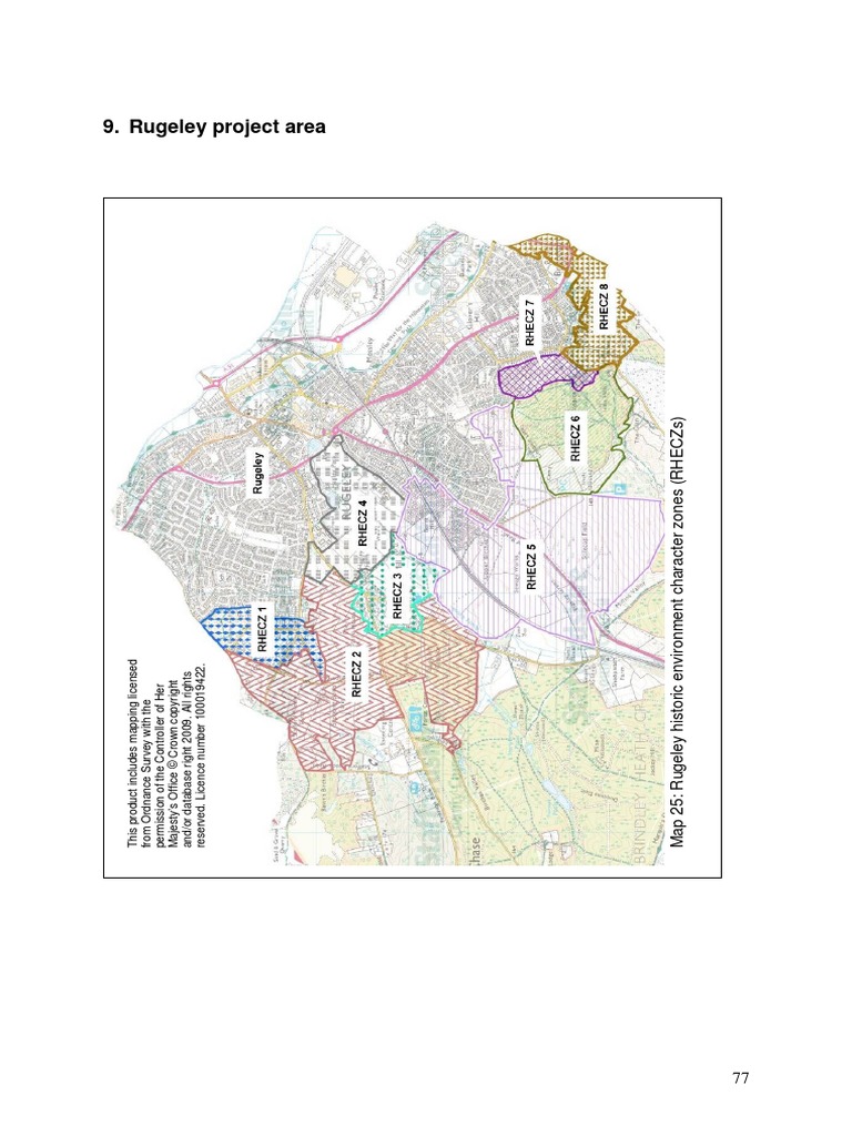Rugeley Project Area | PDF | Landscape | Coal Mining