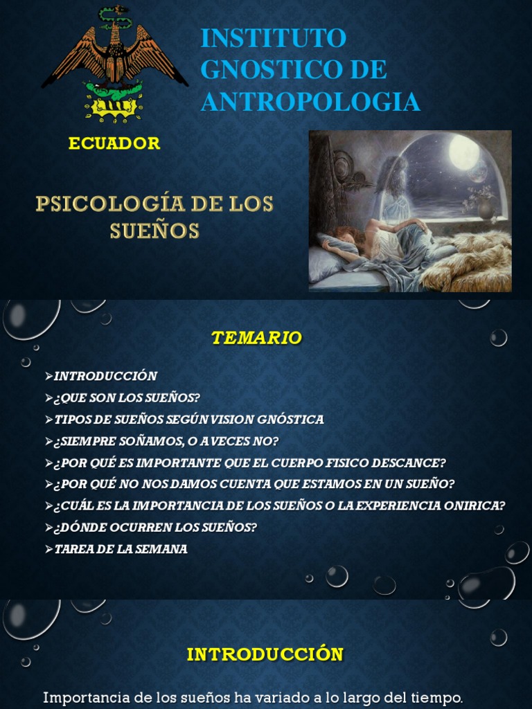 Tipos de Sueños en la Gnosis | PDF | Sueño | Los símbolos