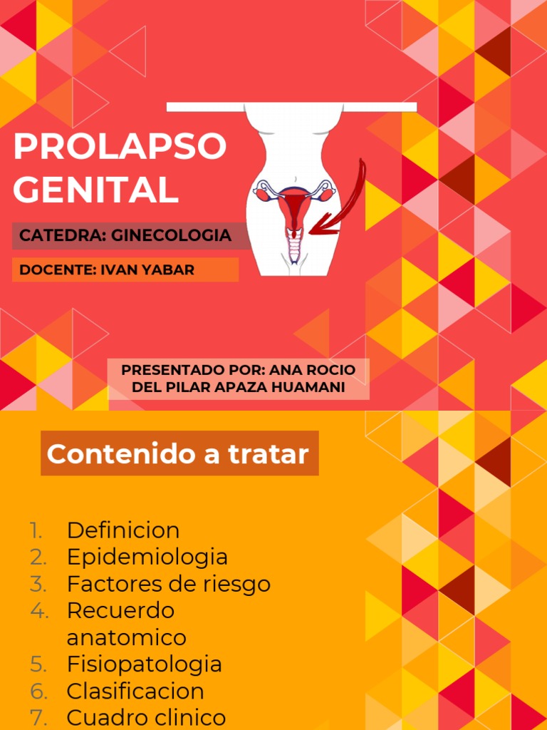 MANEJO DE pROLApSO pELVICO | PDF | Vagina | Pelvis
