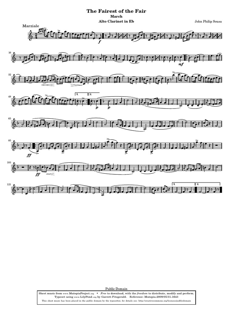 Fairest of The Fair Band Parts - Concert Band | PDF | Music Technology ...