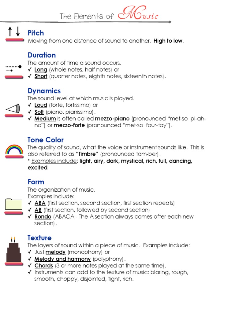 Elements of Music PDF | PDF