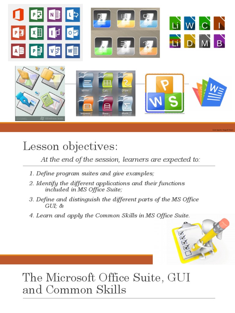 Understanding MS Office Suite Functions | PDF | Microsoft Office ...
