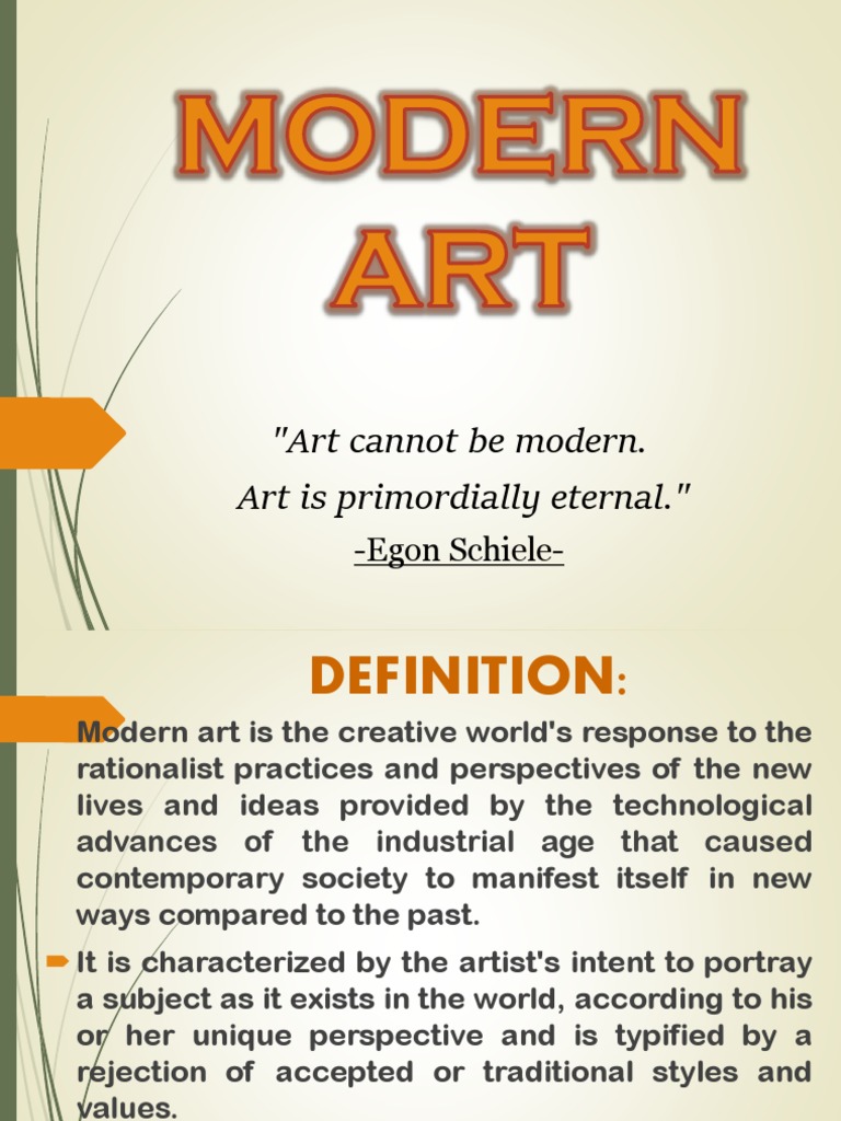 Modern Art | PDF | Art Media | Aesthetics