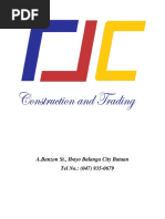 Construction Company Profile Template Word | PDF