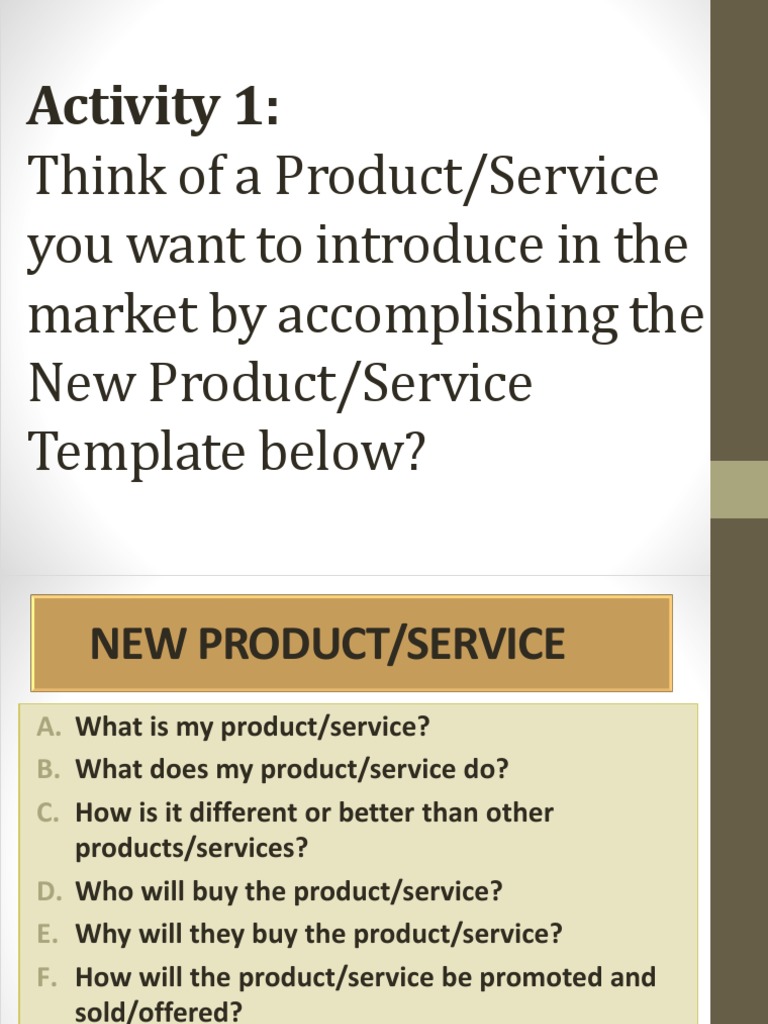 Activity 1 Entrep | PDF