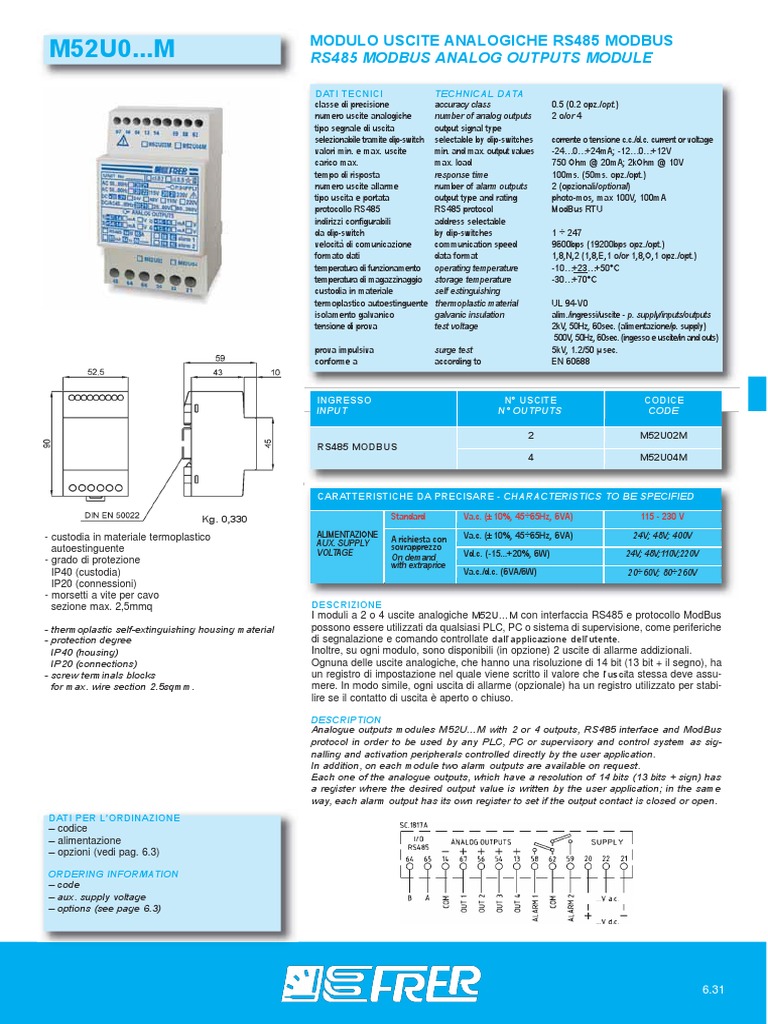 rs485 Modbus PDF | PDF