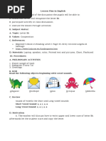 Detailed Lesson Plan (Counting Numbers 1-10) ) | PDF | Lesson Plan ...