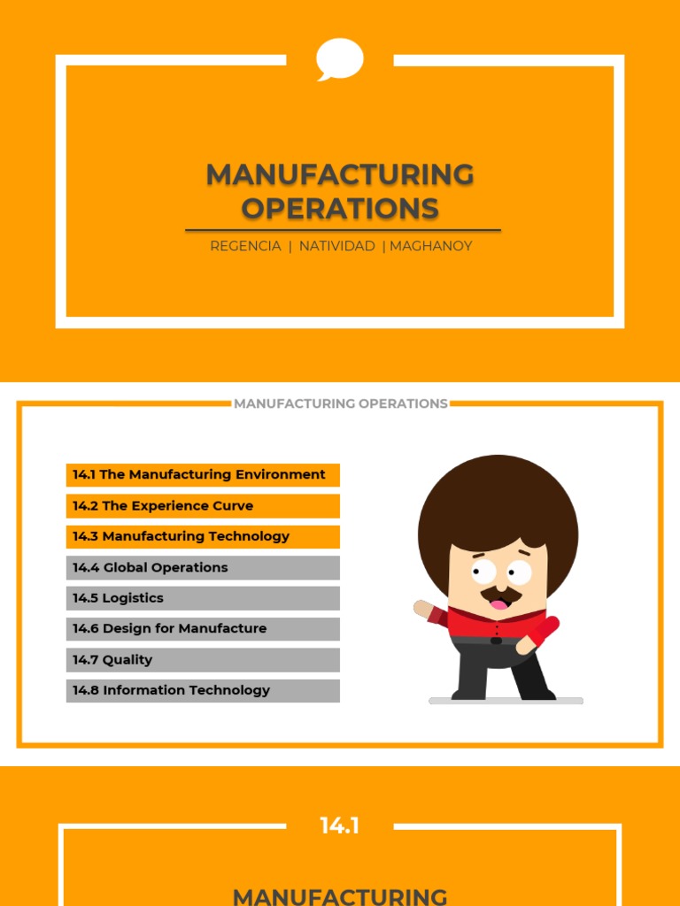 Manufacturing Operations | PDF | Operations Management | Economies