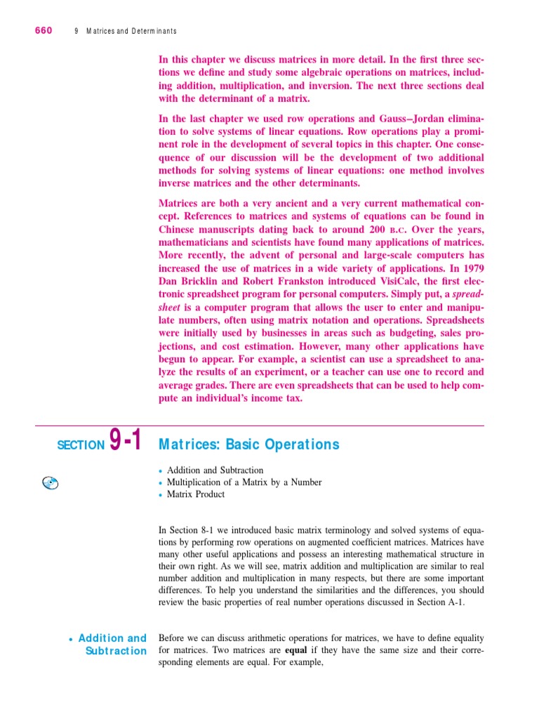 Matrices and Determinants Explanations and Samples | PDF | Matrix ...