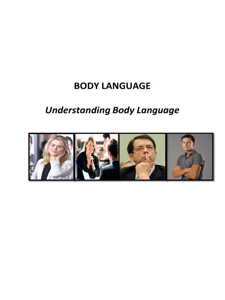 Body Language | PDF | Nonverbal Communication | Body Language