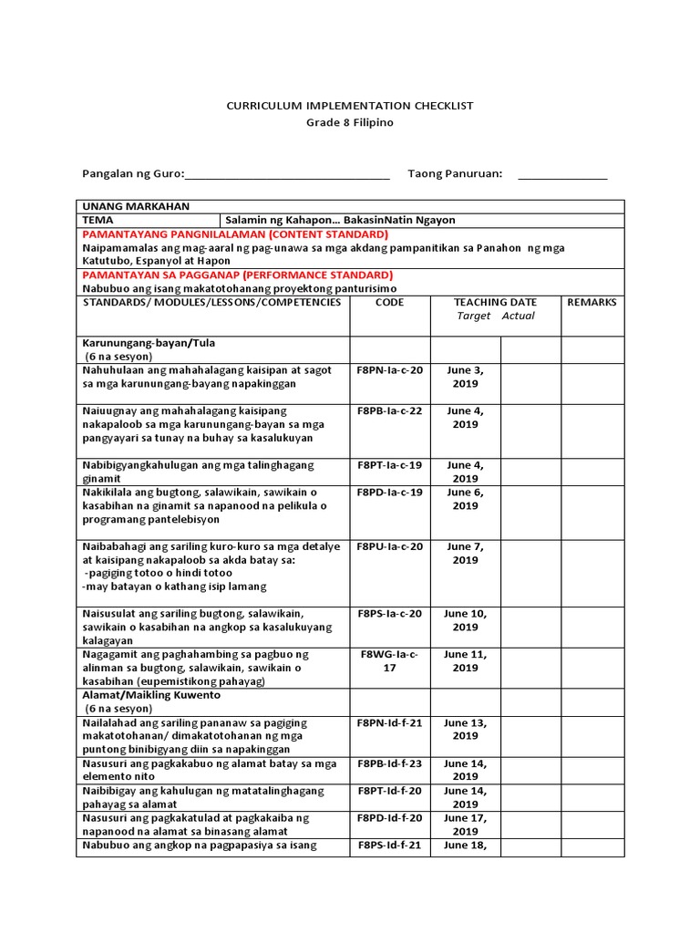 Curriculum Implementation Pdf