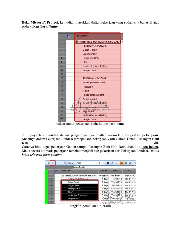 Tutorial Microsoft Project | PDF
