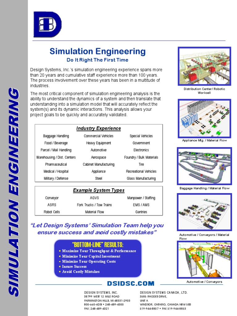 Simulation Engineering: Simulation Engineering: