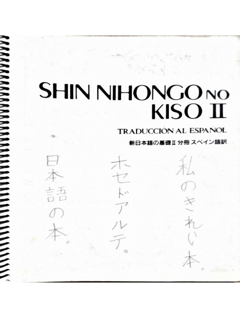 Shin Nihongo No Kiso 2 Traduccion | PDF