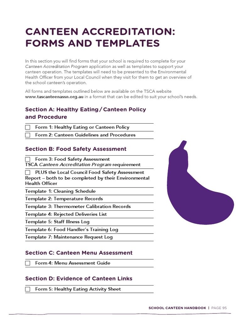 School Canteen Accreditation Guide | PDF | Food Safety | Drink