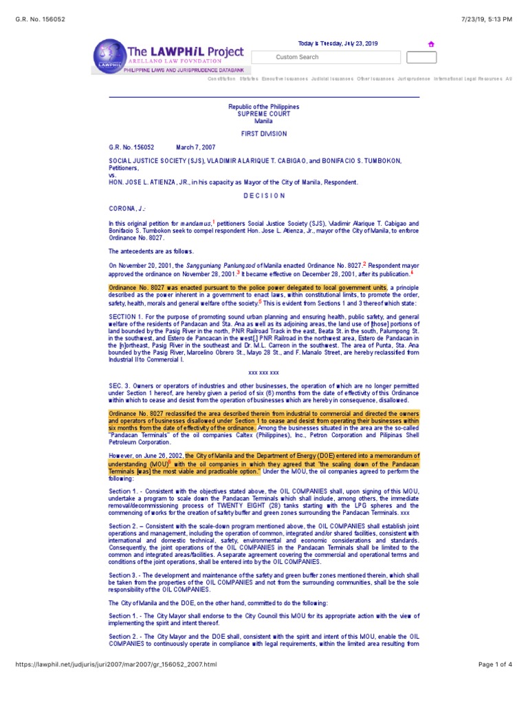 7/23/19, 5 13 PM G.R. No. 156052: Custom Search | PDF | Mandamus | Legal Concepts