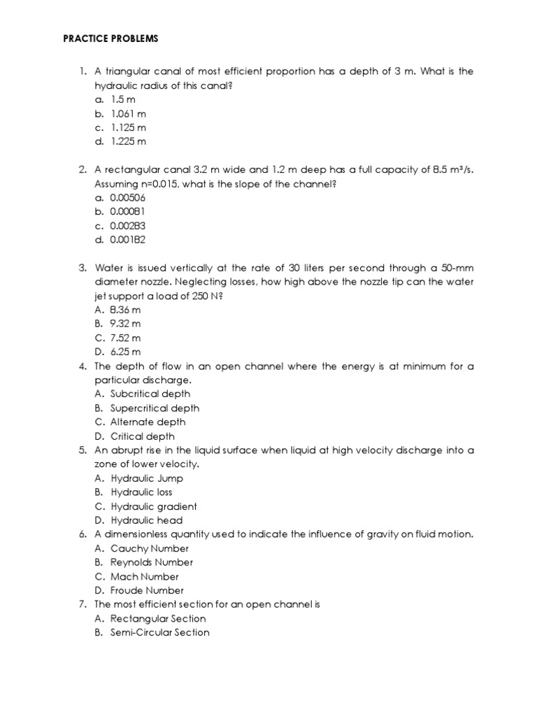 Practice Problems | PDF | Young's Modulus | Gases