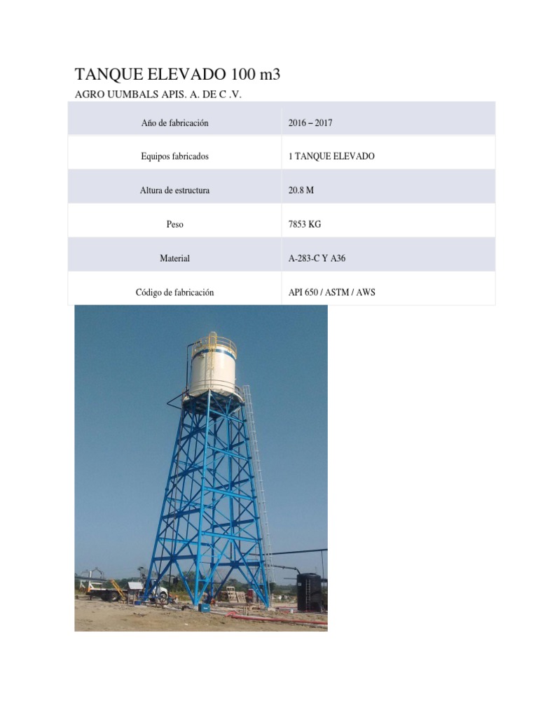 Tanques Elevado | PDF