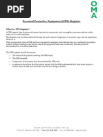 PPE Issue Form PDF | PDF