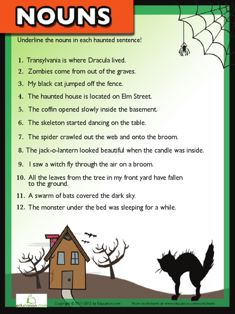 find-nouns-3rd-grade-pdf