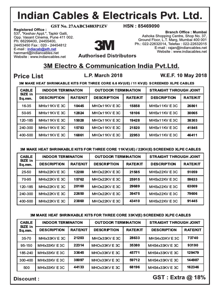cable termination | Equipment | Building Engineering