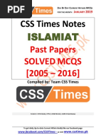 Islamiat MCQs - Ghazwa e Hunain To Ghazwa-e-Tabook (Solved) | PDF ...