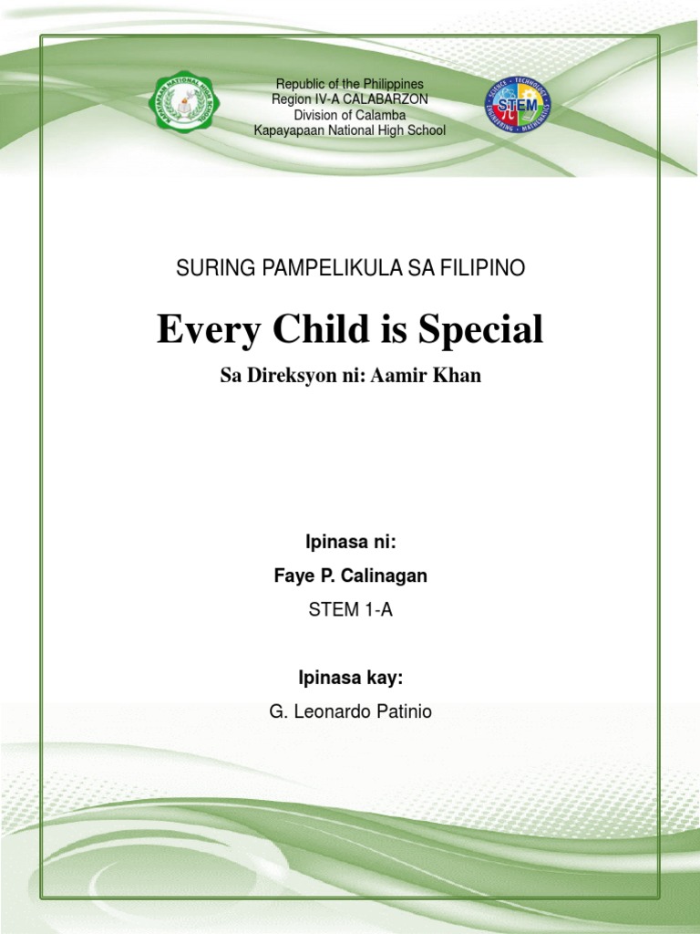 Every Child Is Special PDF | PDF