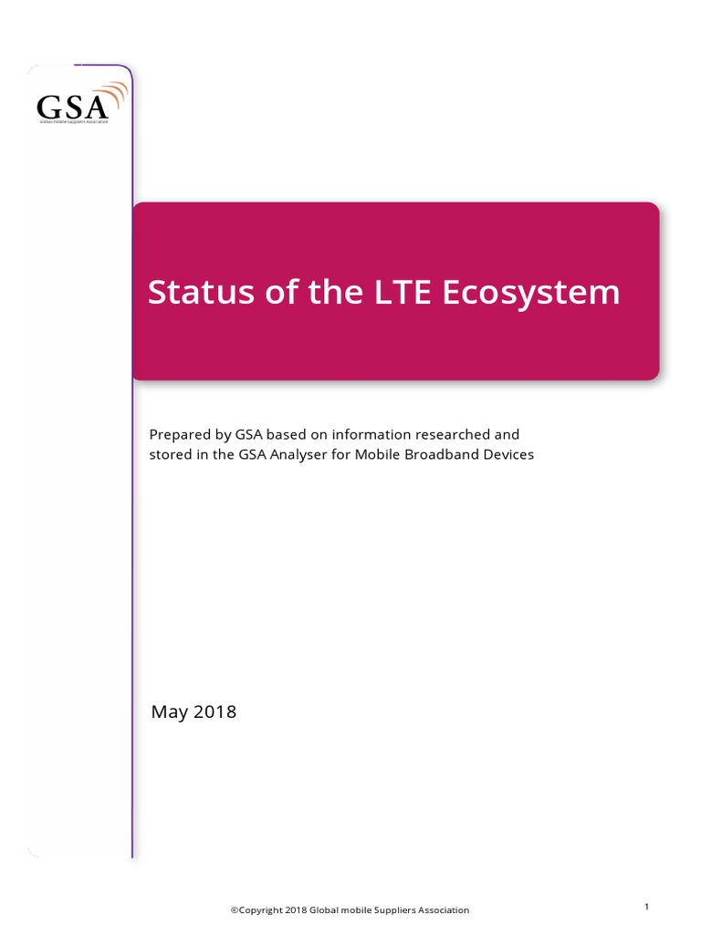 Status of LTE Eco System | Download Free PDF | Lte (Telecommunication ...
