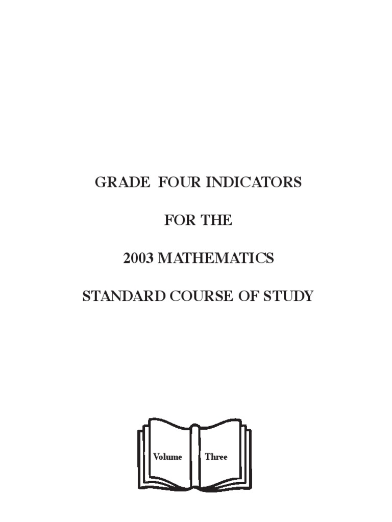 Grade Four Mathematics Indicators: Vocabulary and Resources for ...