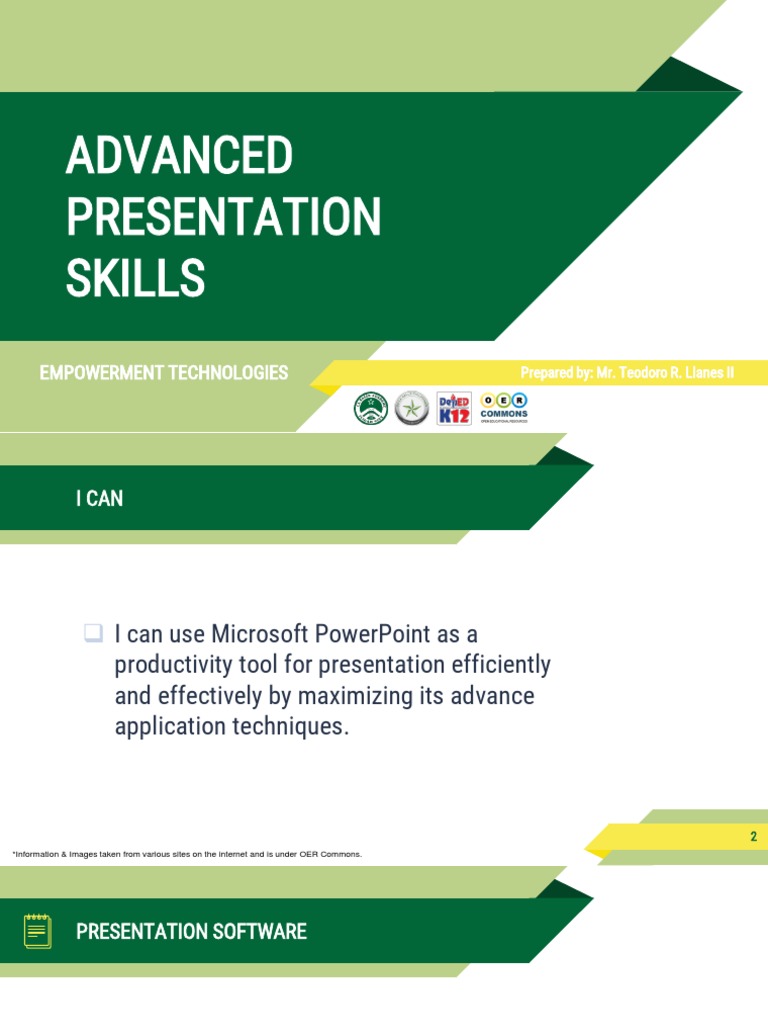 5 Advance Presentation Skill | PDF | Microsoft Power Point | Computing