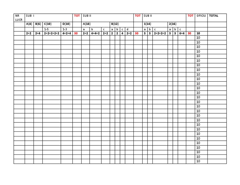 0 Borderou Bac | PDF