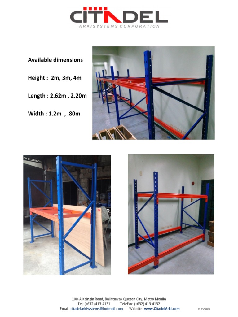 Available Dimensions Height: 2m, 3m, 4m Length: 2.62m, 2.20m Width: 1 ...