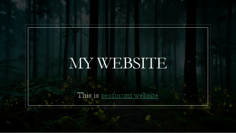 My Website: This Is | PDF