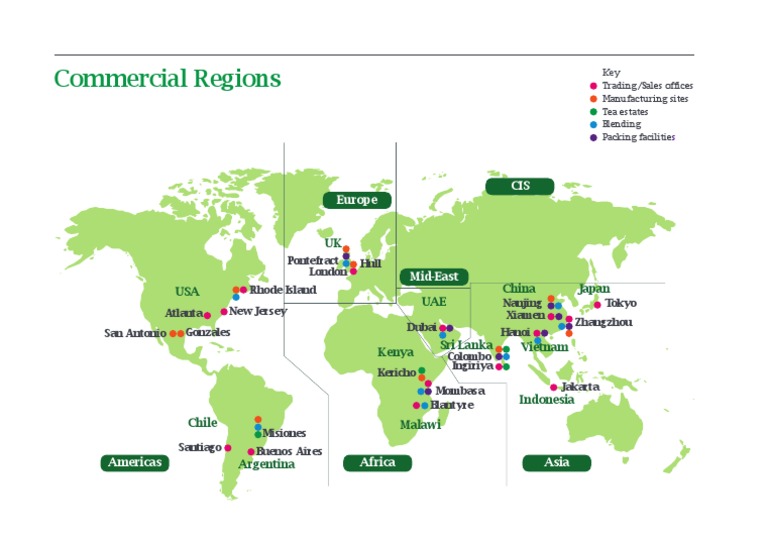 Global Commercial Regions Overview | PDF