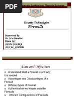 Firewall Security Recommendations Checklists | PDF | Firewall (Computing) | Proxy Server