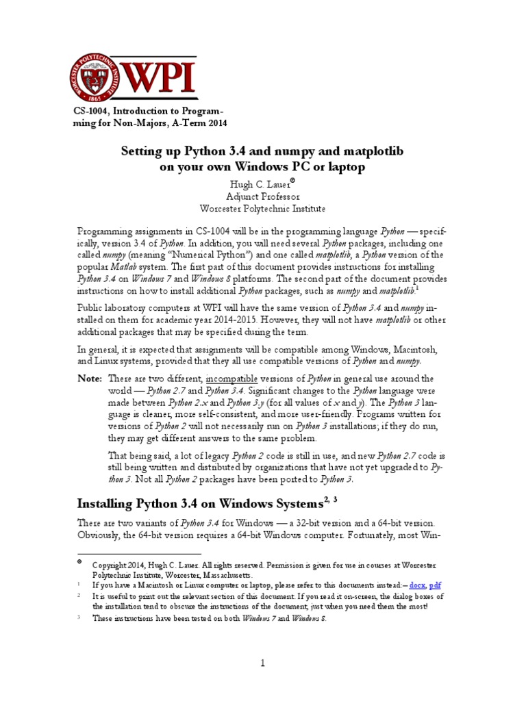 Setting Python For Windows | PDF | Graphical User Interfaces | System Software