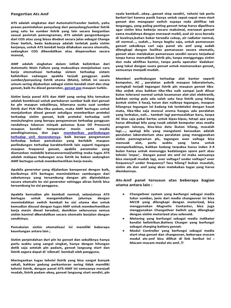 Apa Itu Ats Amf | PDF